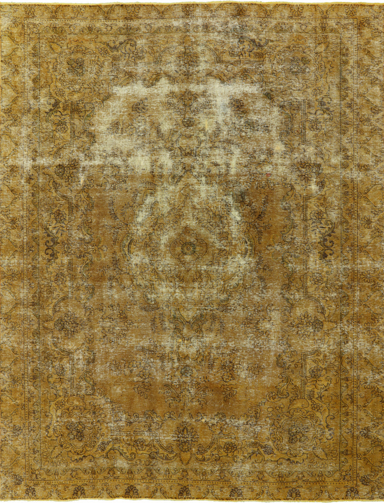 9 X 12 Oriental Overdyed Area Rug – Golden Nile