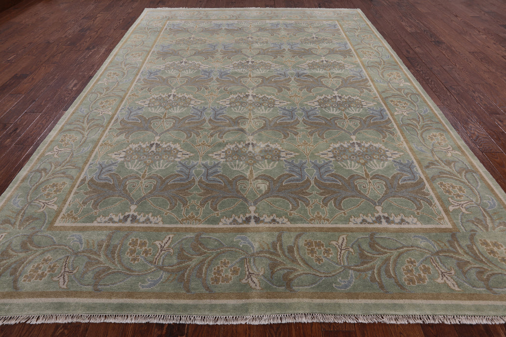 William Morris Hand Knotted Wool Area Rug – Golden Nile