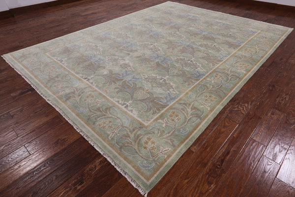 William Morris Hand Knotted Wool Area Rug – Golden Nile