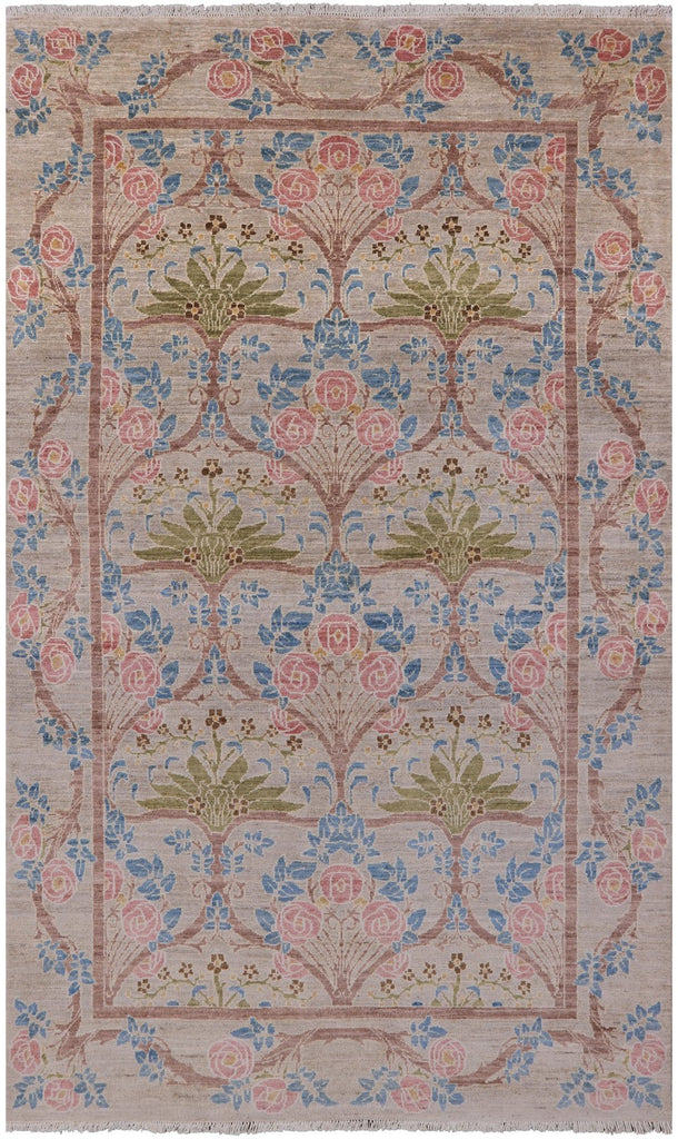 William Morris Handmade Wool Area Rug – Golden Nile