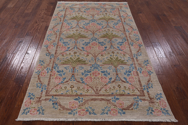 William Morris Handmade Wool Area Rug – Golden Nile