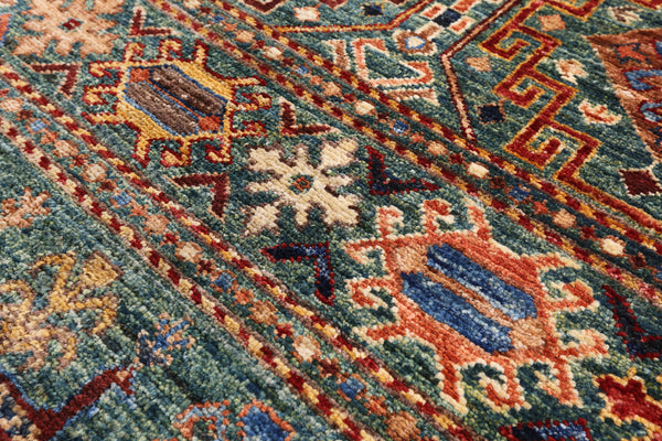 Super Gabbeh Hand Knotted Wool Area Rug – Golden Nile