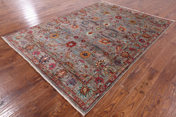 Peshawar Hand Knotted Wool Area Rug – Golden Nile