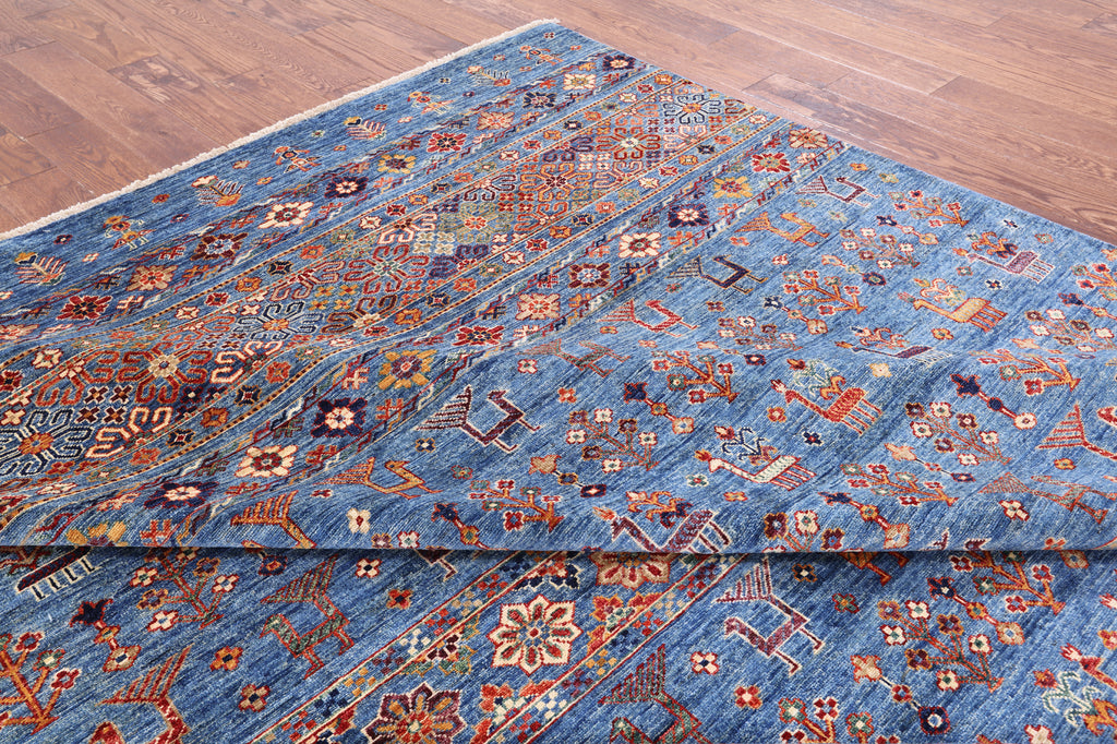 Persian Gabbeh Hand Knotted Wool Area Rug – Golden Nile