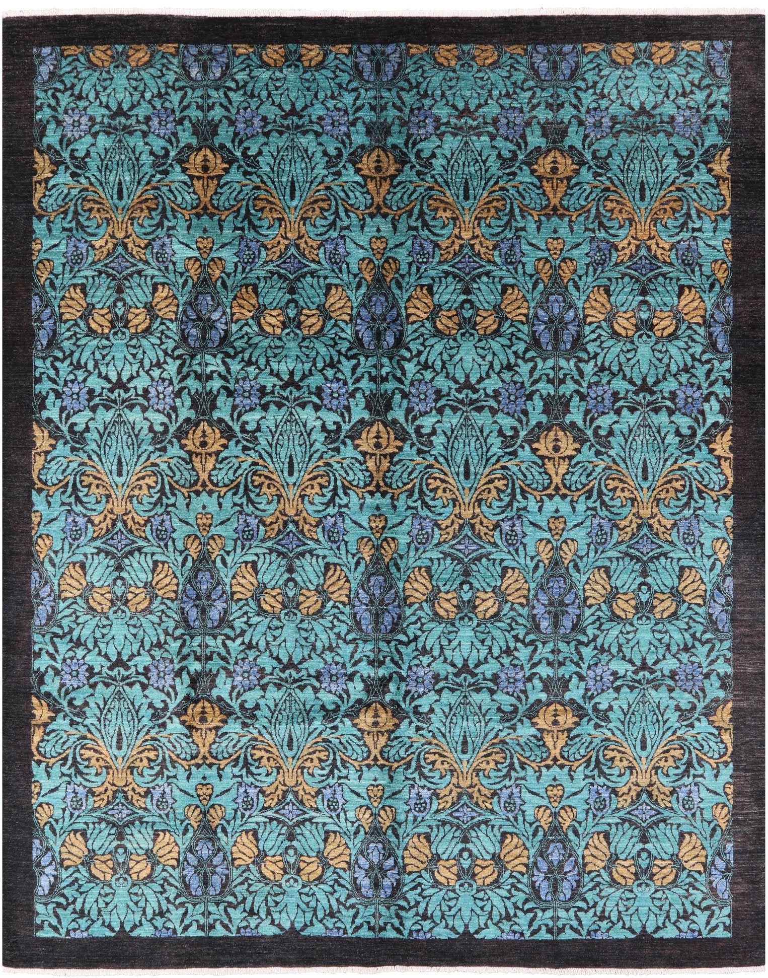 William Morris Handmade Wool Rug – Golden Nile